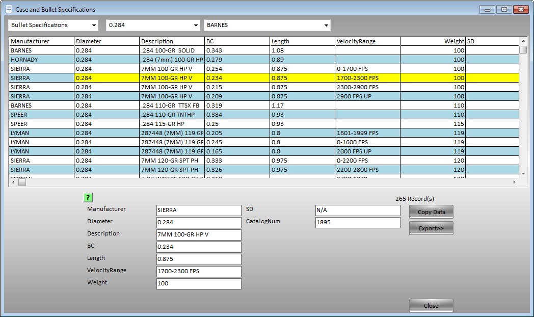 Ballistic Basics Screen Shots